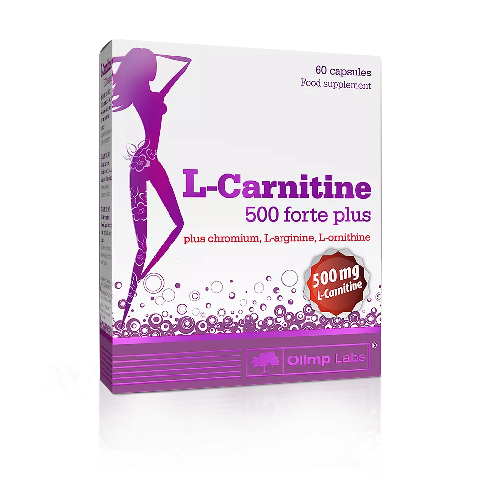 L-carnitine 500 Forte Plus (60 kap.)