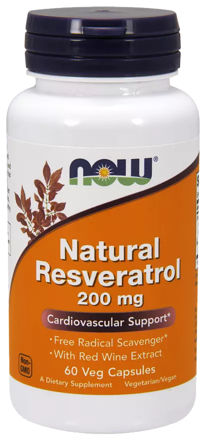 Natural Resveratrol 200mg (60 kap.)