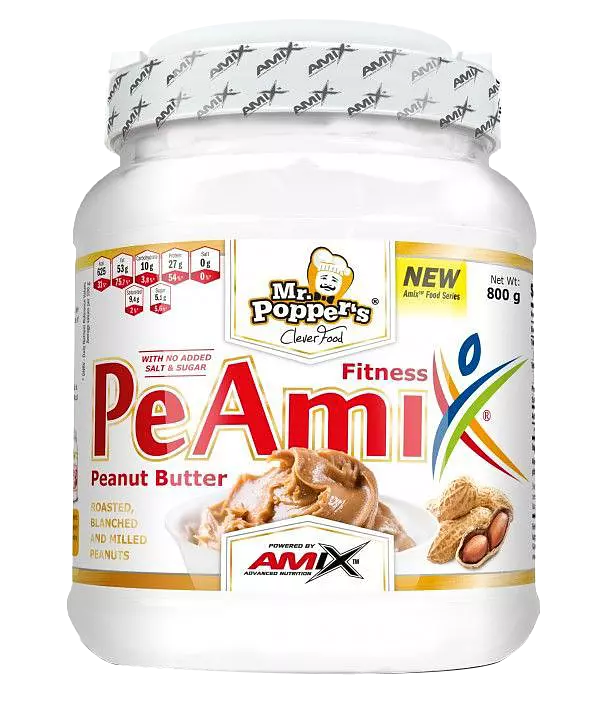 Mr.Popper´s PeAmix® Fitness Peanut Butter (800 gr.)