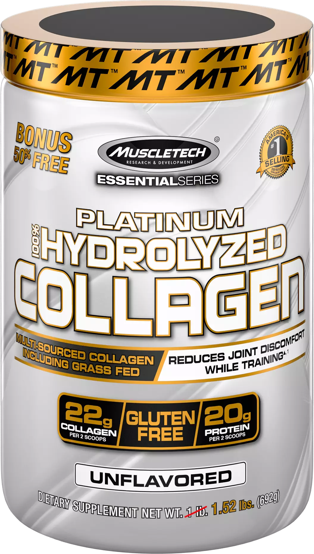 Platinum 100% Hydrolyzed Collagen (692 gr.)