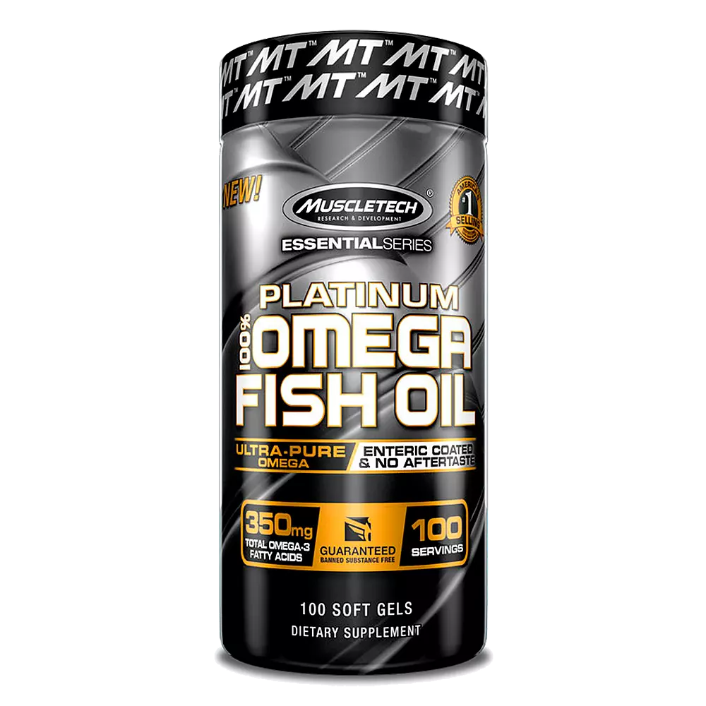 Platinum 100% Omega Fish Oil (100 kap.)