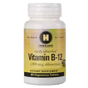 Vitamin B-12 (Dibencozide) (60 kap.)