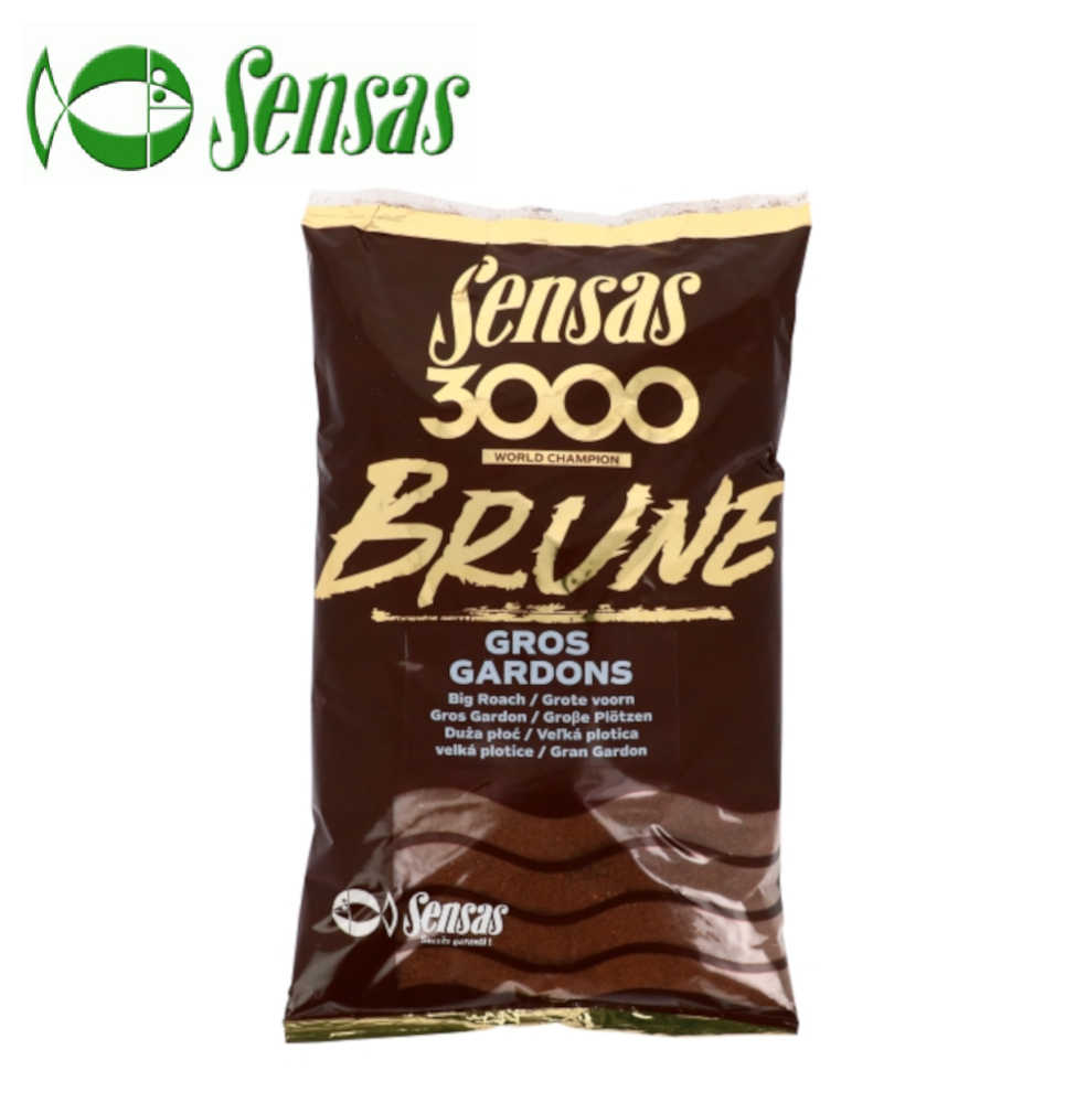 SENSAS 3000 BRUNE GROS GARDONS 1KG