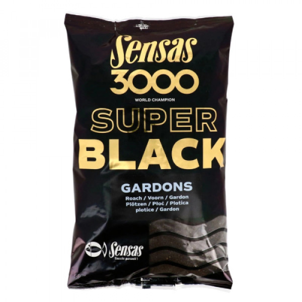 SENSAS 3000 SUPER BLACK GROS GARDONS 1KG