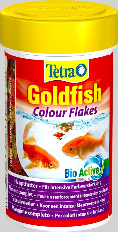 Tetra Goldfish colour flakes hrana za zlatne ribice 100ml