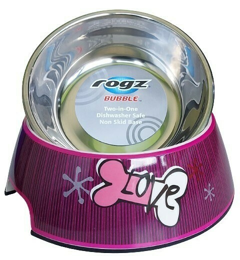 Rogz Činija Bowlz Pink Love S