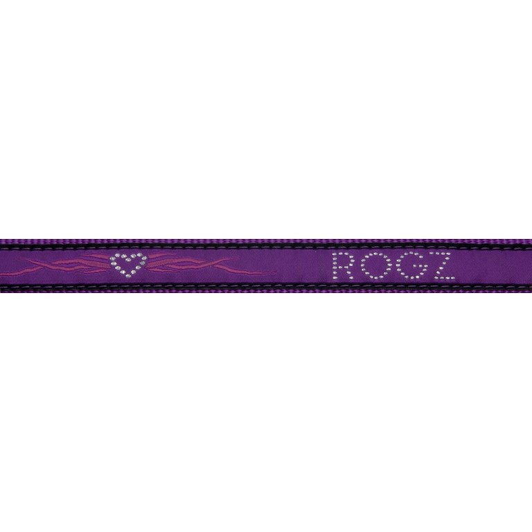 Rogz Scooter produženi povodac Purple Chrome