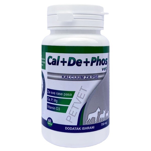 InterAgroVet Cal+De+Phos VET 750mg 60tbl