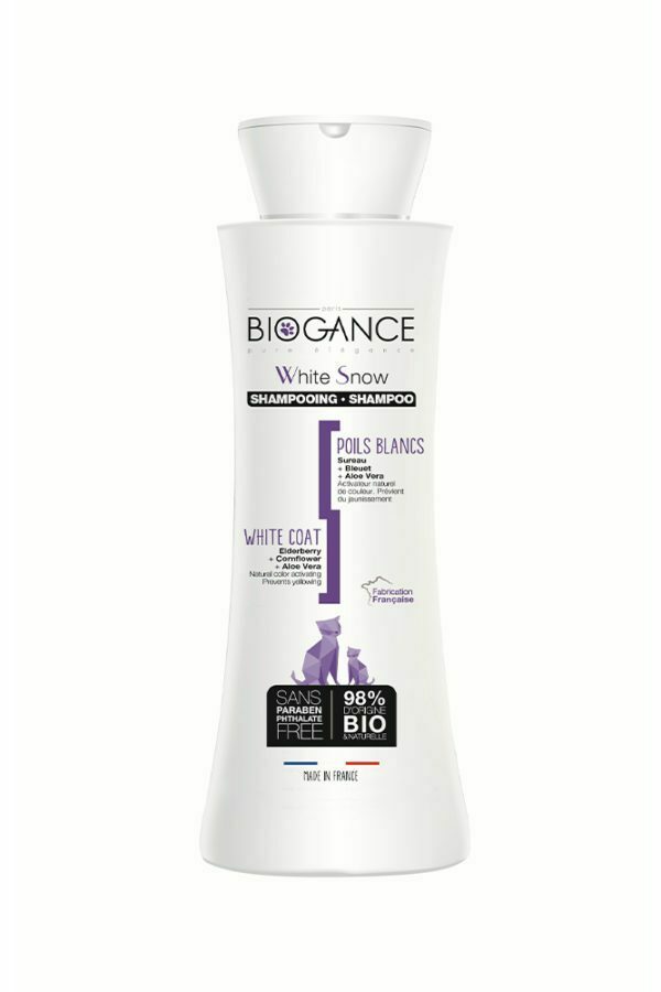 Biogance White Snow, Šampon za belo krzno za mačke 150ml