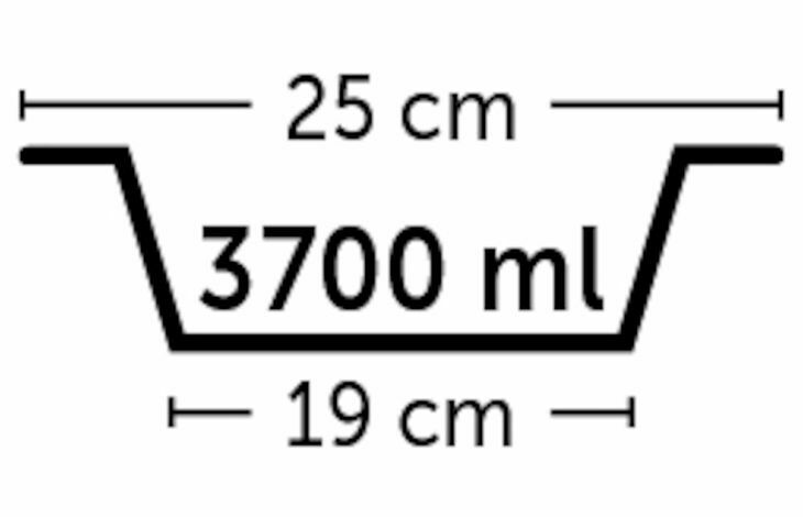 Flamingo Činija Piši/Briši crvena 3700ml