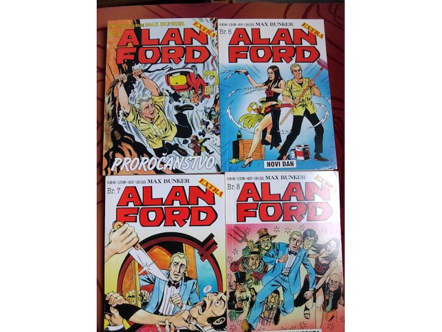 ALAN FORD Extra, br. 5-8, NOVO!