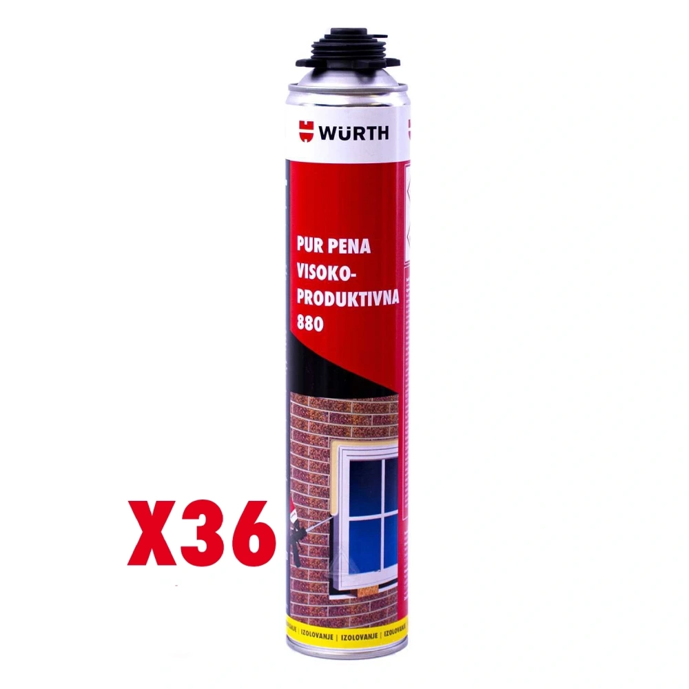 Pur pena visokoproduktivna 880 ml x36