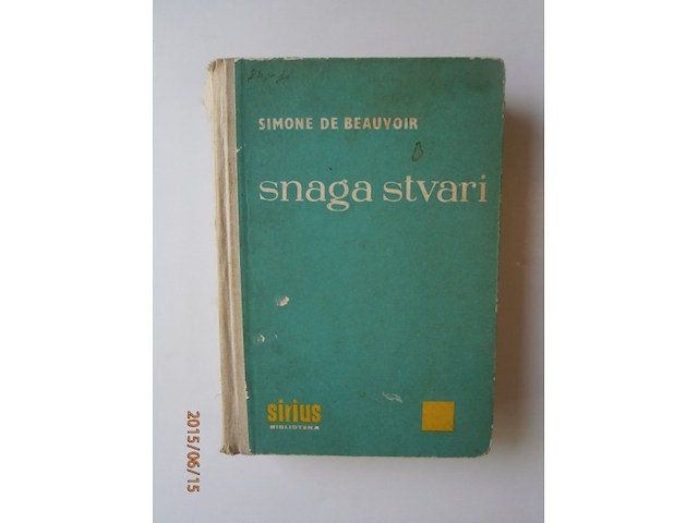 Snaga stvari, Simone De Beauvoir