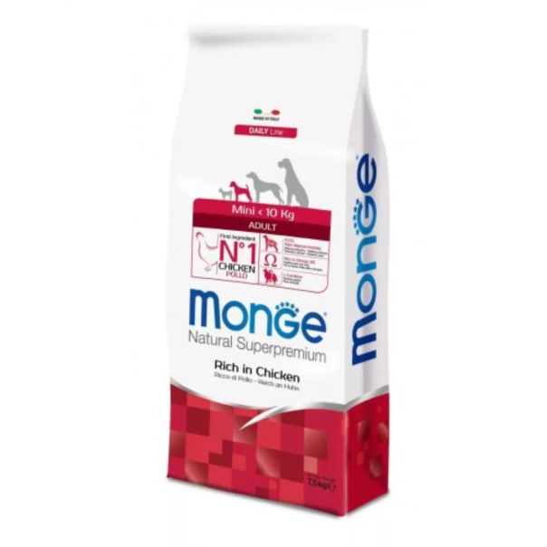 MONGE Hrana za pse piletina MINI ADULT 7.5KG