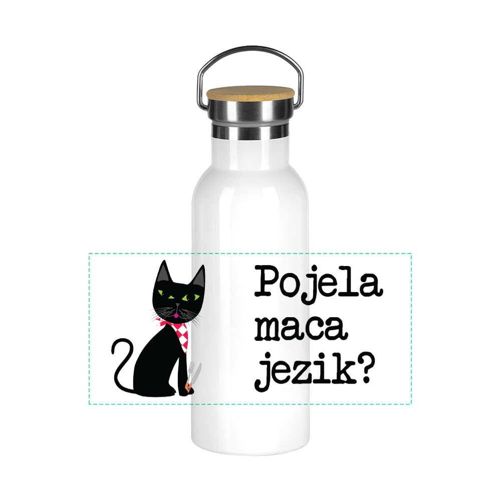 Pojela maca jezik