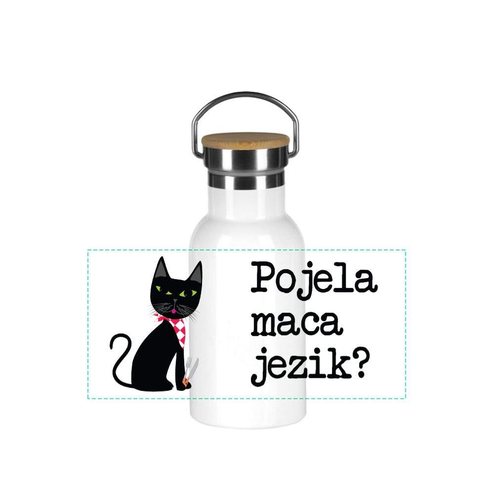 Pojela maca jezik