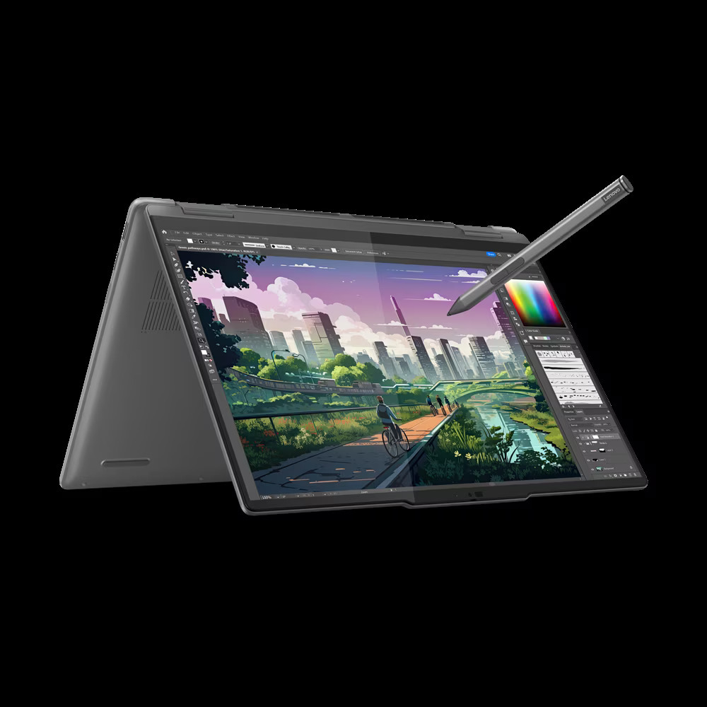 Laptop Lenovo Yoga 7 2-in-1 14AHP9 83DK001WYA, 14 WUXGA IPS touchscreen, AMD Ryzen 7 8840HS, 16GB RAM, 1TB SSD, DOS, Lenovo Digital PenID: EK000607768