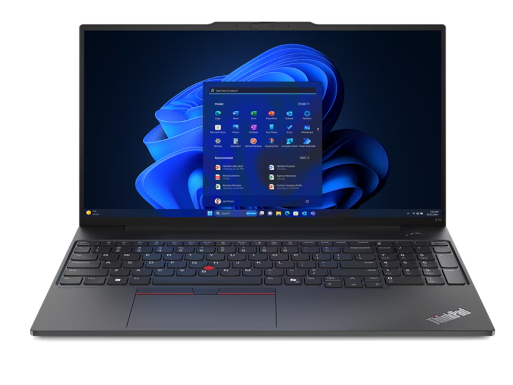 Laptop Lenovo ThinkPad E16 G2 21MA002YYA, 16 WUXGA IPS, Intel Core Ultra 7 155H, 16GB RAM, 512GB SSD, DOSID: EK000607755