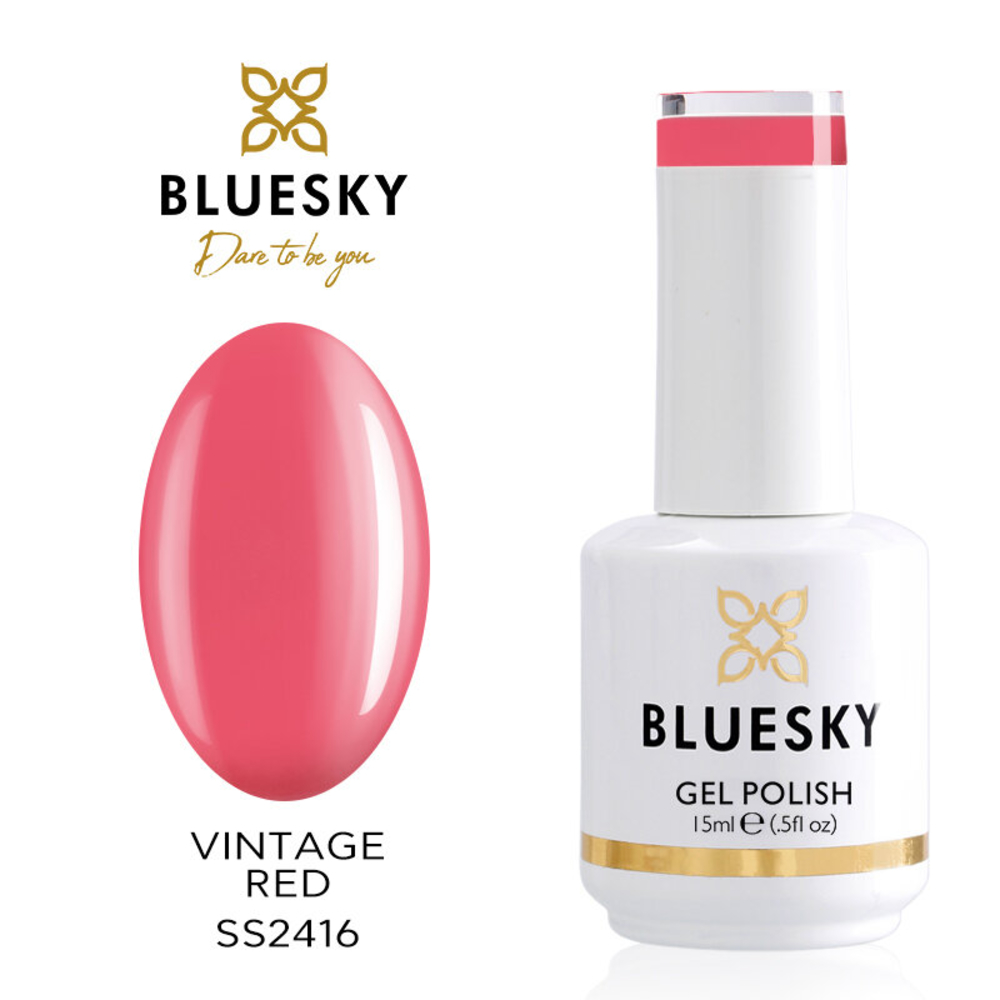 Gel Polish Bluesky 15ML VINTAGE RED SS2416