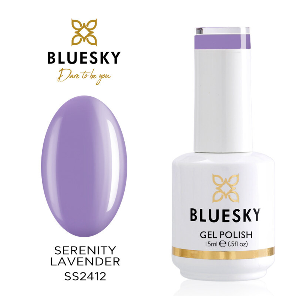 Gel Polish Bluesky 15ML SERENITY LAVENDER SS2412