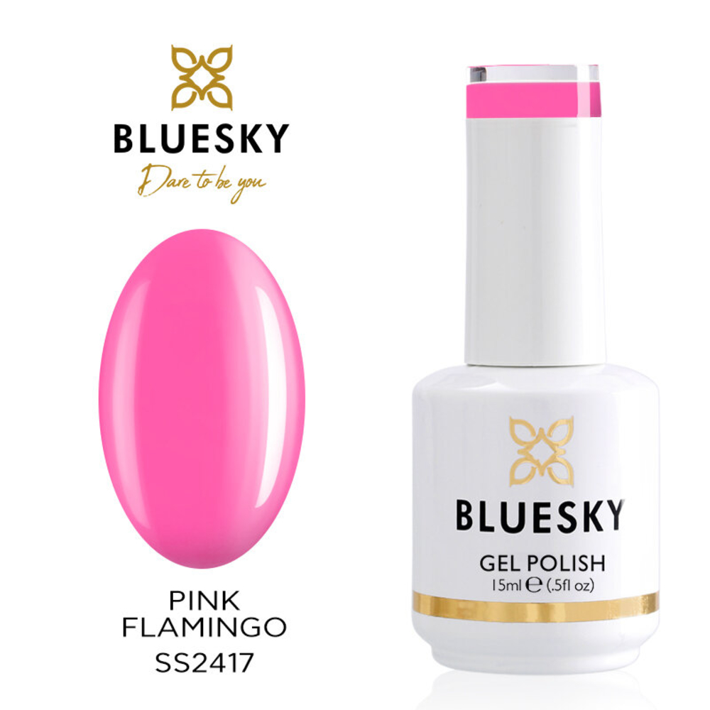 Gel Polish Bluesky 15ML PINK FLAMINGO SS2417