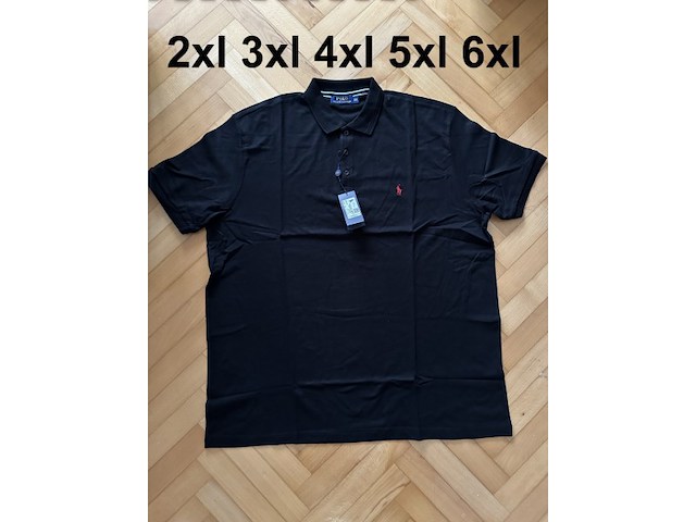 Polo muska majica sa kragnom crna 2-6XL P4