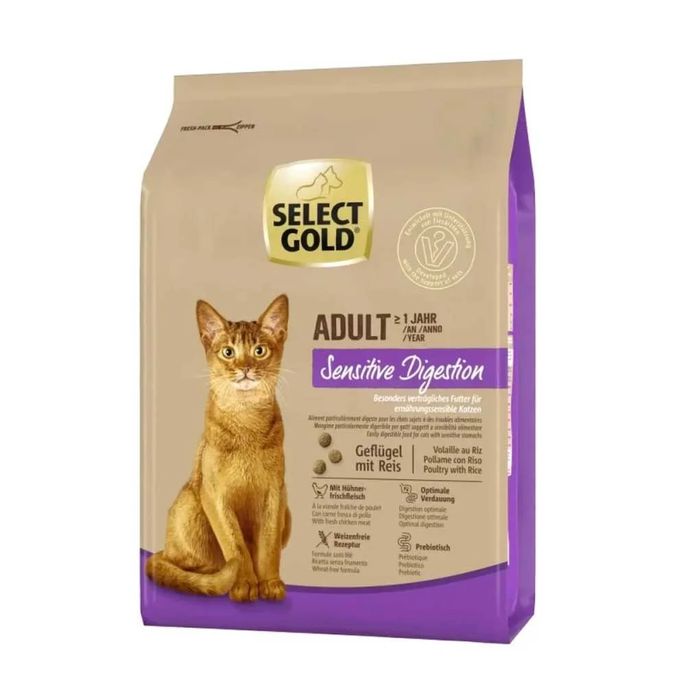 SELECT GOLD Cat Sensitive Digestion Poultry&Rice 7kg