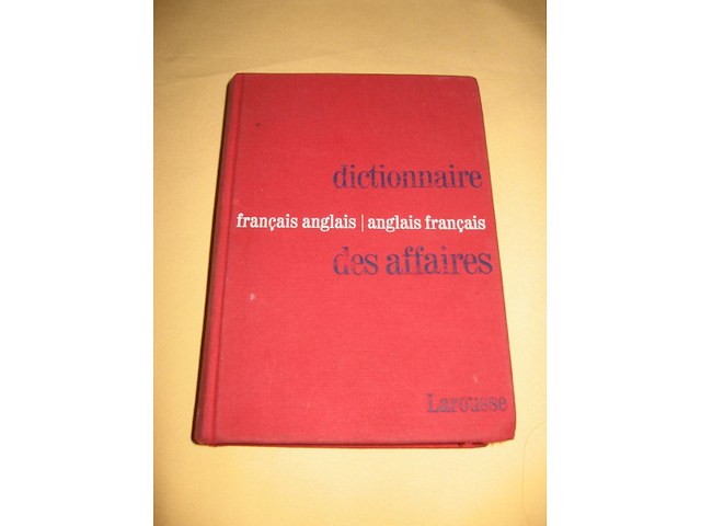 Dictionnaire francais anglais Larousse