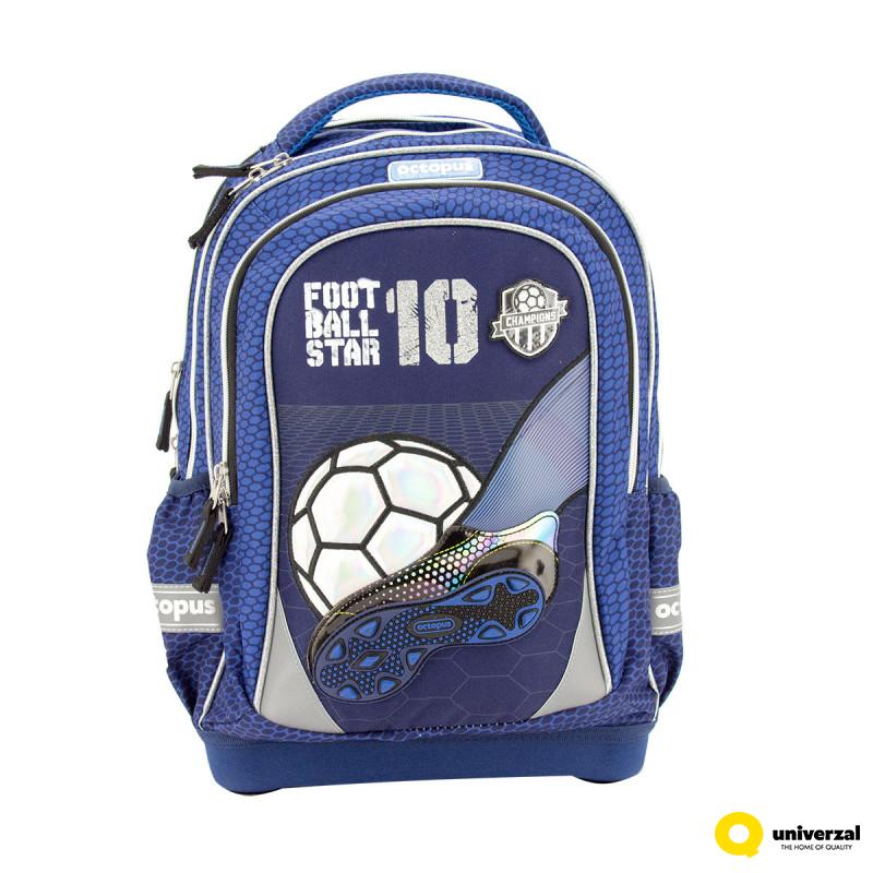 TORBA ŠKOLSKA ANATOMSKA OCTOPUS FOOTBALL BLUE OET2410