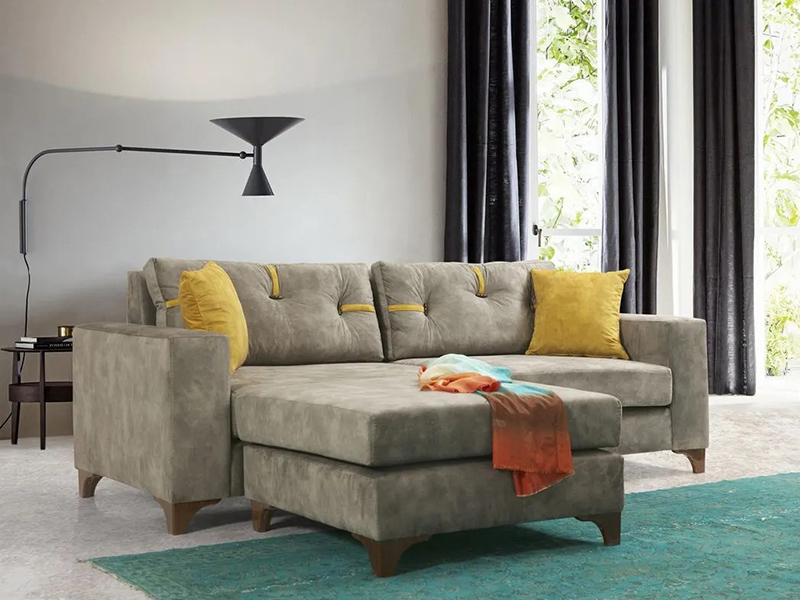 Onlinenamestaj Ugaona sofa set Mink