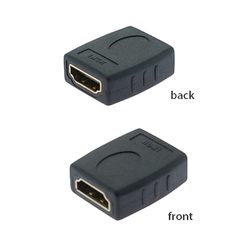 S-BOX HDMI Adapter HDMI ž - HDMI ž (Crni) - 677, HDMI 1.0-1.3 (FullHD), HDMI A - ženski, HDMI A - ženski, Adapter bez kabla
