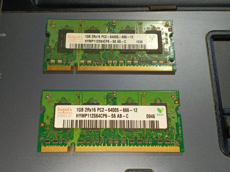 Hynix 2GB DDR2 800MHz SODIMM 200pin - 2 modula po 1Gb