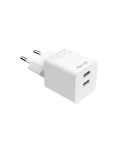 Punjač za telefon sa 2 USB-C ulaza od 20W