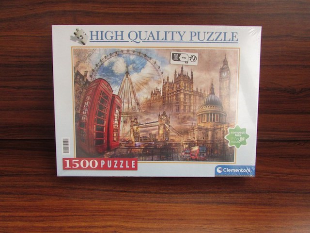 Puzzle Clementoni 1500 del.(Vintage London) U celofanu!