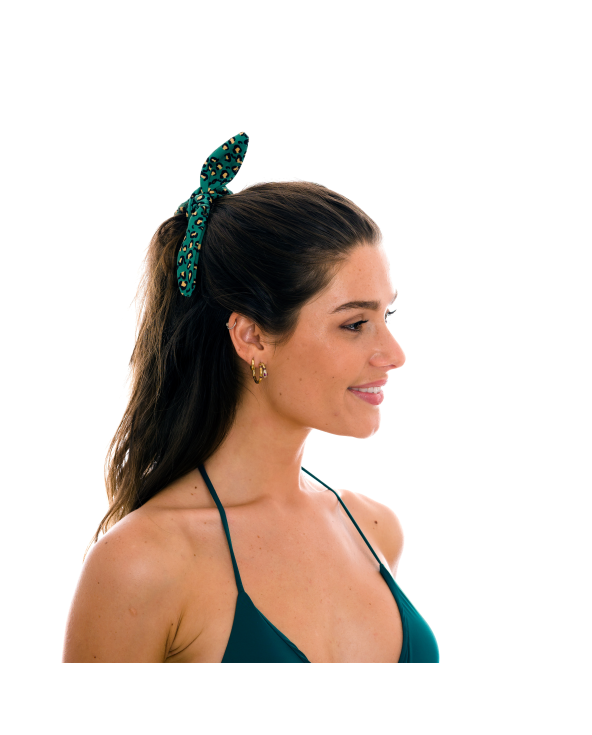 Roar-Green Scrunchie