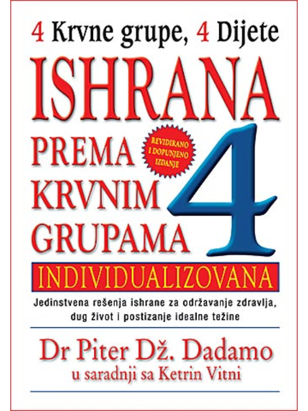 Ishrana prema krvnim grupama – revidirano i dopunjeno