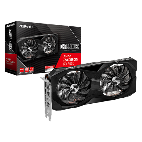 SVGA Asrock Radeon RX6600 Challenger D 8GB GDDR6, RX6600 CLD 8G