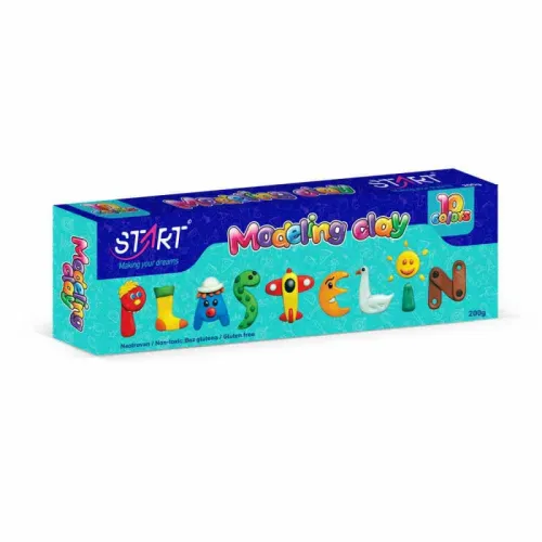 Start Plastelin 200G 10 Boja