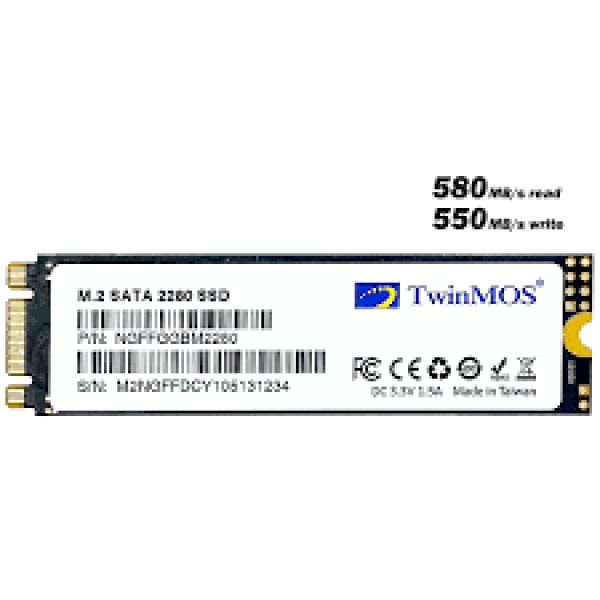 SSD M.2 256GB TwinMOS 580MBs550MBs NGFFEGBM2280