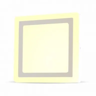 LED panel 6+2W 3000K sa prstenom kvadratni V-TAC