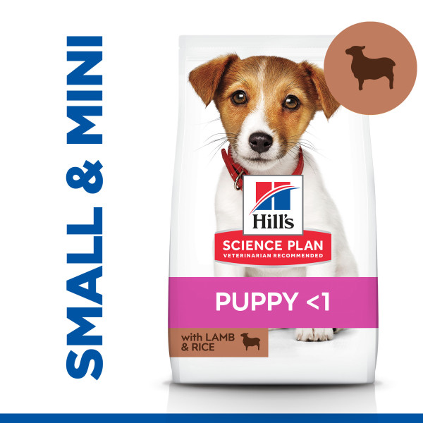 Hrana za pse Hill's Science Plan Small & Mini Puppy s Jagnjetinom i Pirinčem 1,5 kg