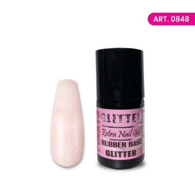 ENG Rubber Base PINKY 3 GLITTER 15ml art.0848