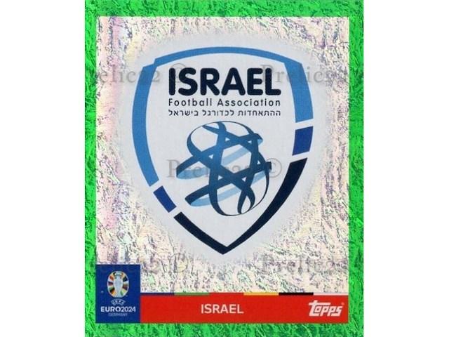 EURO 2024 Germany ISR1 Topps foil paralela