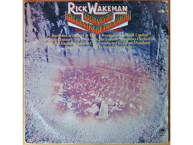 LP RICK WAKEMAN - Journey To The Centre (1986) YU, VG-
