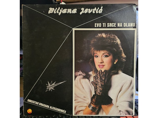 Biljana Jevtić ‎– Evo Ti Srce Na Dlanu, LP+POSTER!