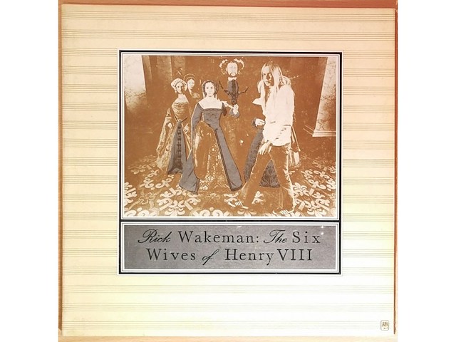 LP RICK WAKEMAN - The Six Wives (1973) Italy, ODLIČNA