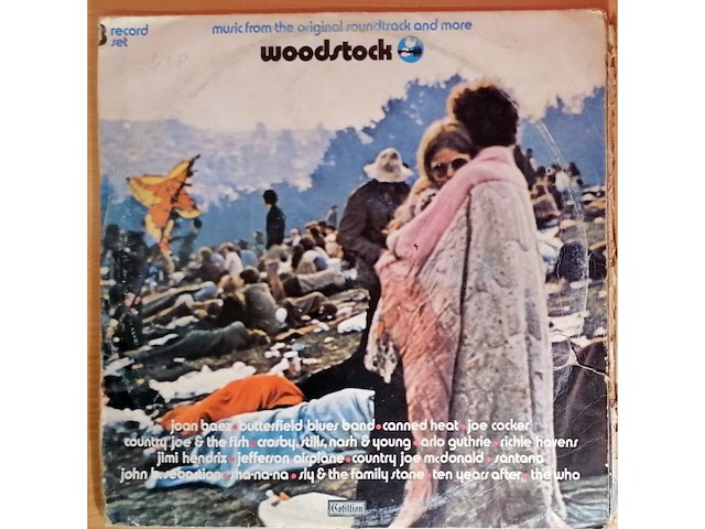 3LP V/A - Woodstock (1982) VG/VG-/VG, vrlo dobra