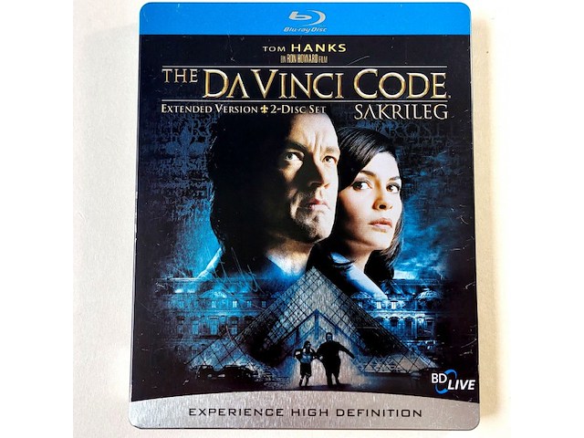 The Da Vinci Code [2xBlu-Ray, SteelBook, Extended Versi