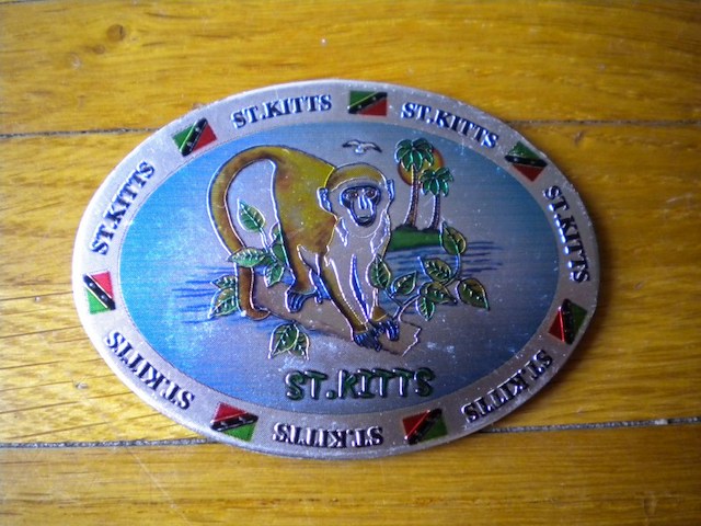 ST. KITTS Saint Kitts, magnet za frizider