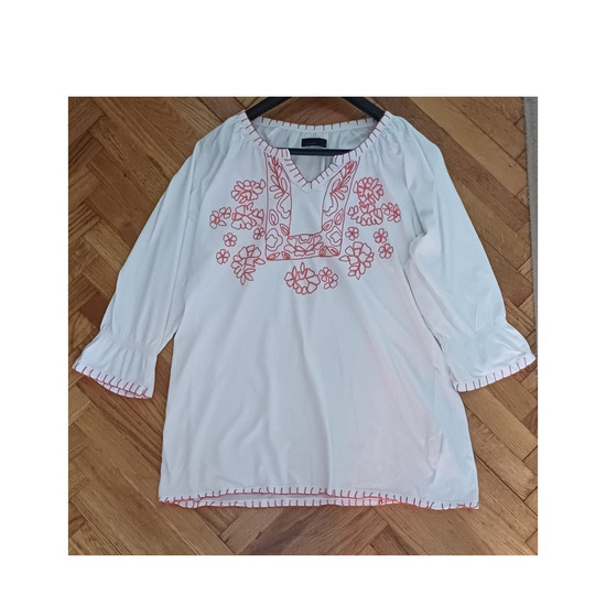 Vero Moda pamučna boho bluza sa vezom